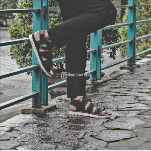 Navara Man Xavier Black Sandal Sendal Pria Cowok Harga Murah di ...