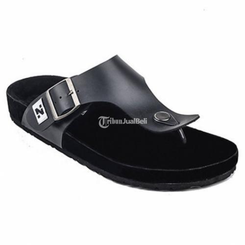 Navara Man Anson Full Black Sandal Sendal Pria Cowok Harga Murah di ...