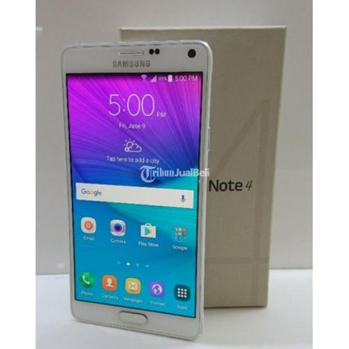 Samsung Note 4 32GB White Fullset Lengkap Mulus Second di Jakarta Pusat - Tribun JualBeli