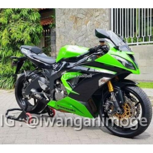 Motor Gede Kawasaki ZX 636 Hijau 2014 Full Paper Plat R Low KM di ...