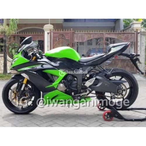Motor Gede Kawasaki ZX 636 Hijau 2014 Full Paper Plat R Low KM di ...