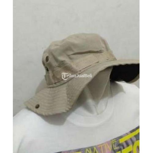 Topi Rimba Outdoor New Bahan Kanvas Berkualitas Warna Krem di Jakarta ...