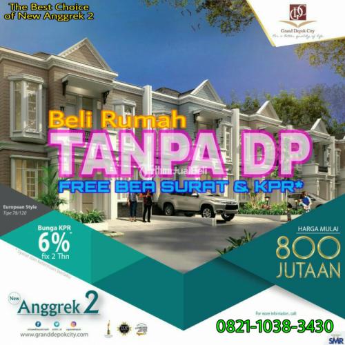 Promo Rumah Baru Tanpa DP Berfasilitas Lingkungan Lengkap & Akses Mudah ...