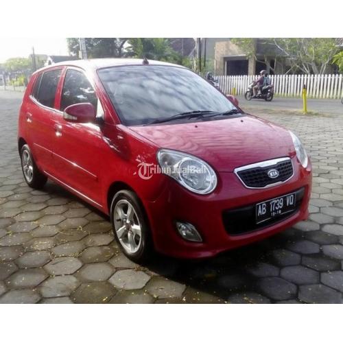 Mobil KIA Picanto Cosmo tahun 2010 asli Plat AB Warna Merah Mesin Bagus ...