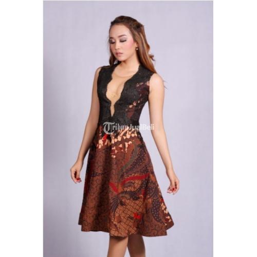 Batik Wanita Dress Batik Pesta Victoria Doby MDB085 Harga Murah di ...