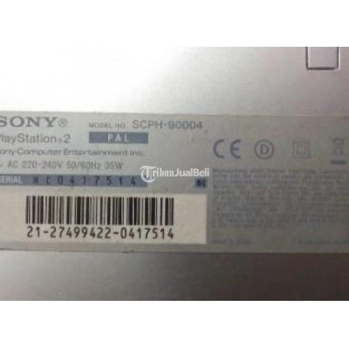 Konsol Sony PS2 Playstation 2 Slim Silver Langka 9004 Bekas Normal ...