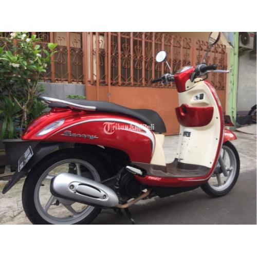 Honda Scoopy Stylish FI Tahun 2014 Merah Cream Mulus di Jakarta Pusat ...