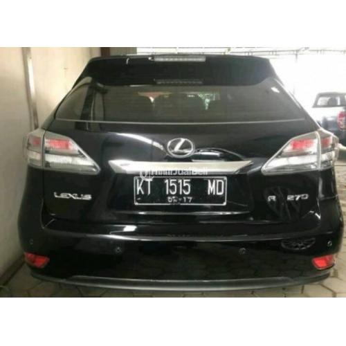 Mobil Second Bekas Lexus RX 270 Matic 2011 Mulus Sehat Hitam di ...