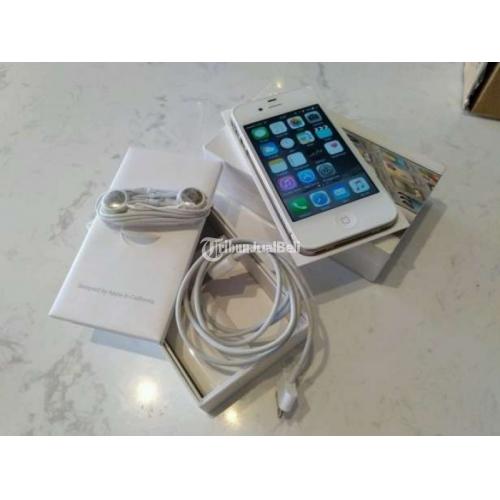 IPhone 4s White 64gb Handphone Bekas Mulus Original Lengkap Murah di Bandung - Tribun JualBeli