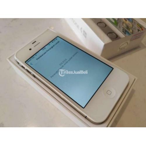 IPhone 4s White 64gb Handphone Bekas Mulus Original Lengkap Murah di Bandung - Tribun JualBeli