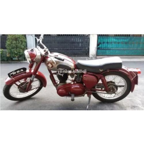 Motor Klasik BSA Tahun 1954 250cc Bekas Second Harga Murah di Cilegon ...