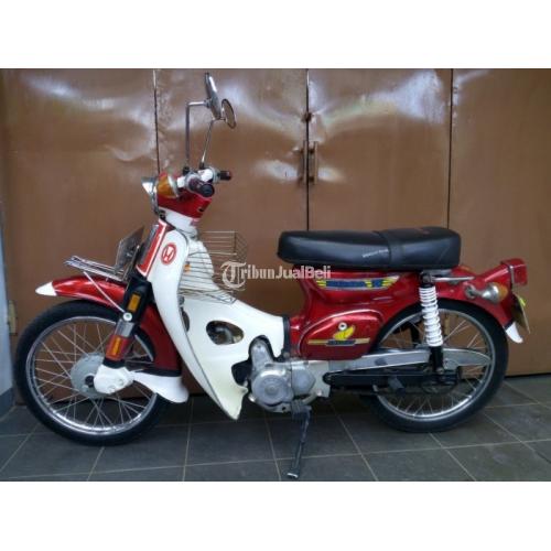 Motor Antik Honda C70 Merah Tahun 1975 Mulus Pajak Hidup di Bandung ...