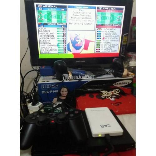 PlayStation PS2 Slim 9 HDD 40GB Bekas Second Harga Murah Full Game di ...