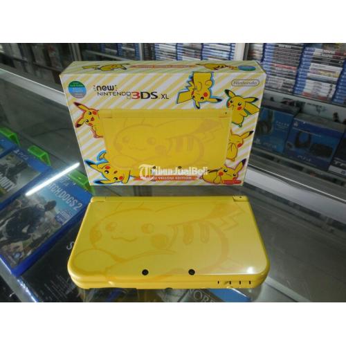 Konsol New Nintendo 3DS XL Pikachu Limited Edition Baru 32GB Full Game ...