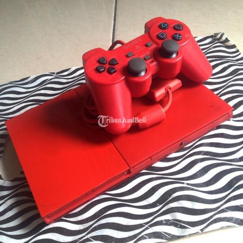 Konsol Sony Playstation 2 Slim 90006 Bekas Normal Siap Main Harga Murah ...