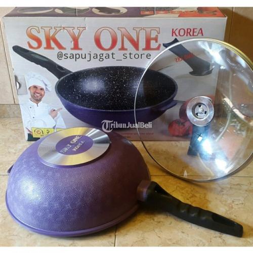 Panci Wajan Wok Pan Sky One Ukuran 30cm Alat Masak Bahan Anti Lengket ...