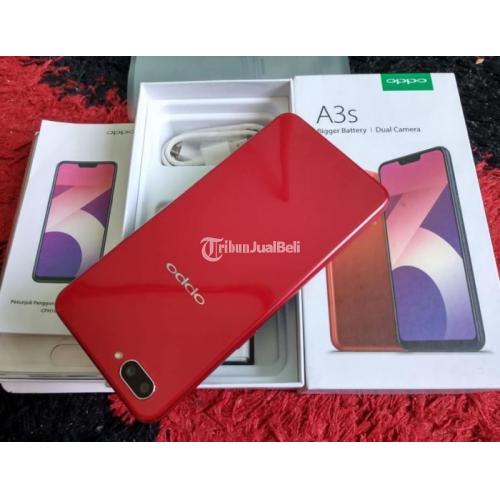 Oppo A3S Red Edition Fullsett Mulus Normal bagus No Minus Ram 2GB Hp ...