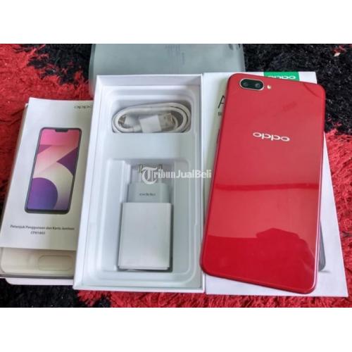 Oppo A3S Red Edition Fullsett Mulus Normal bagus No Minus Ram 2GB Hp ...