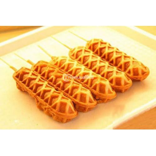 Cake Waffle Satay Cetakan wafle Saqtay Happy Call Food Grade Paling ...