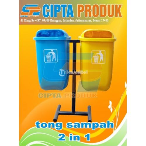Tong sampah 50 liter Bahan Fiber di Bekasi - Tribun JualBeli
