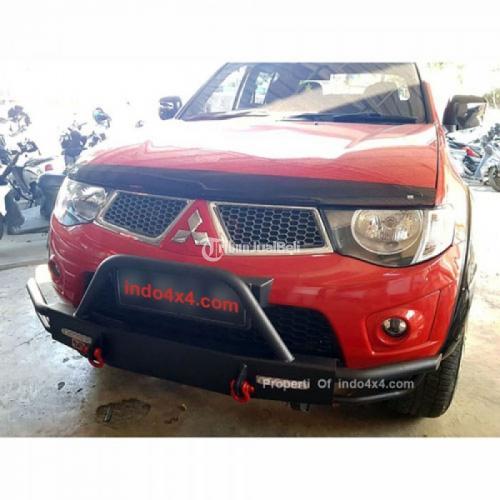 Tanduk Depan Besi Strada Triton dengan DRL dan Anting/Pengaman Besi ...