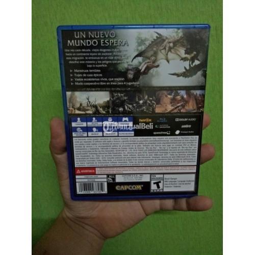 Bluray Disc Playstation 4 Murah Kaset BD PS4 Game Monster Hunter World ...
