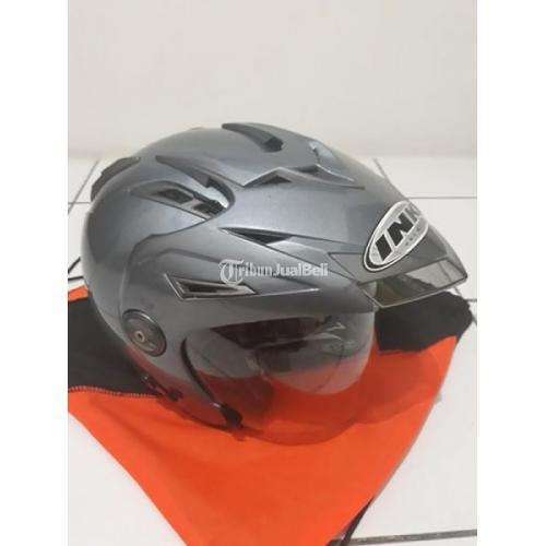 Helm Half Face Murah INK T1 Bekas Original Size M Double Visor Normal ...