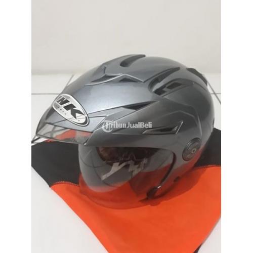 Helm Half Face Murah INK T1 Bekas Original Size M Double Visor Normal ...