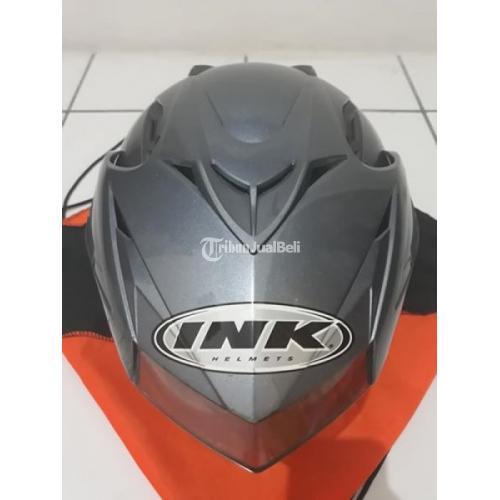 Helm Half Face Murah INK T1 Bekas Original Size M Double Visor Normal ...