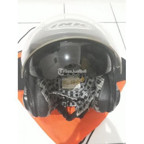Helm Half Face Murah INK T1 Bekas Original Size M Double Visor Normal ...
