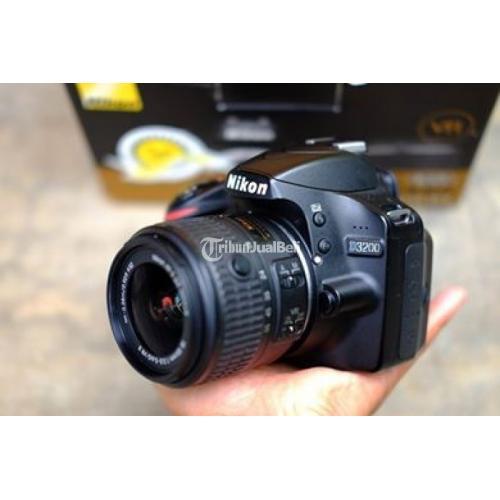 Kamera Nikon D3200 Bekas DSLR Murah Lensa Kit Normal Lengkap SC Rendah di Bekasi - Tribun JualBeli