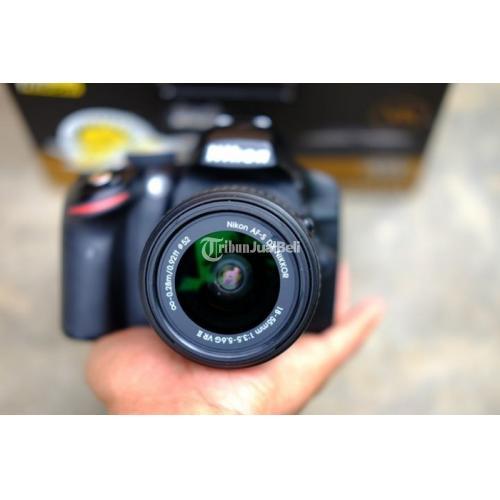 Kamera Nikon D3200 Bekas DSLR Murah Lensa Kit Normal Lengkap SC Rendah di Bekasi - Tribun JualBeli