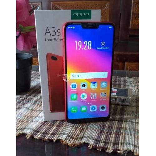 Oppo A3S Red 2/16 Fullset Mulus Normal No Minus Hp Bagus Harga nego di ...