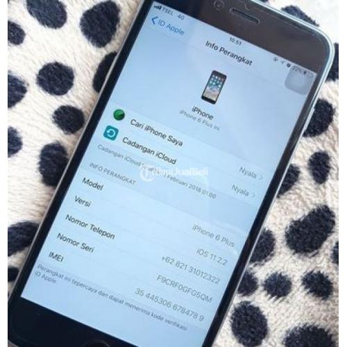 Apple iPhone 6 Plus 128 GB Grey Tangan Pertama Mulus Harga Nego di ...