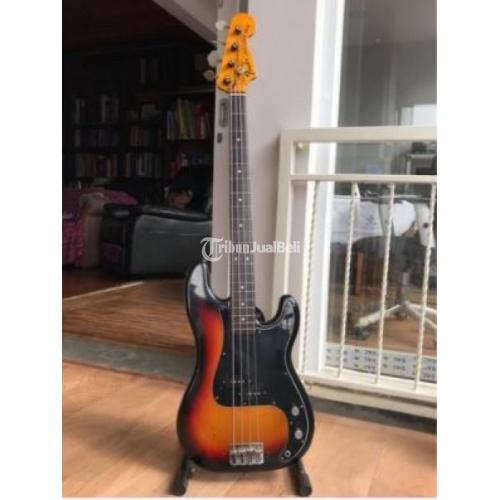 Bass Fender Precision Bass Reissue 70 Japan Bekas Mulus Bonus Senar ...