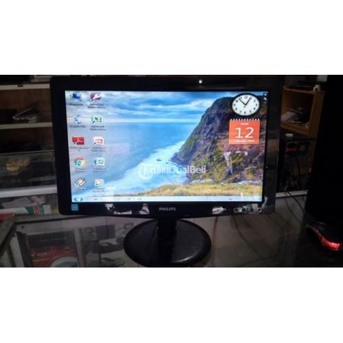 LCD LED Monitor Murah Merek Philips 166VL Layar 16 Inch Lengkap ...