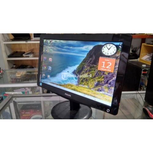 LCD LED Monitor Murah Merek Philips 166VL Layar 16 Inch Lengkap ...
