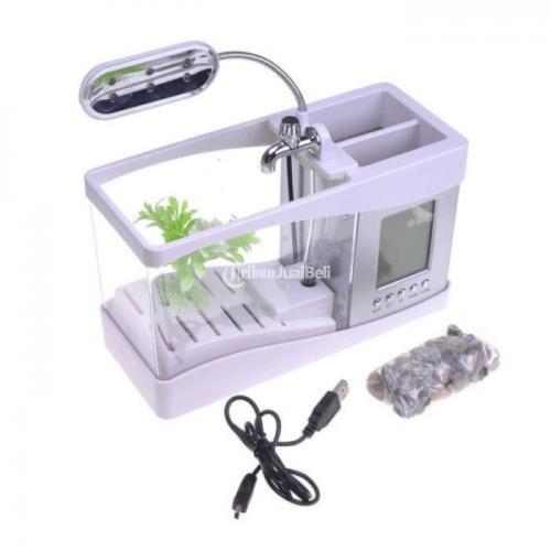 USB Desktop Aquarium Mini Fish Tank with Running Water LS0404 New Baru ...