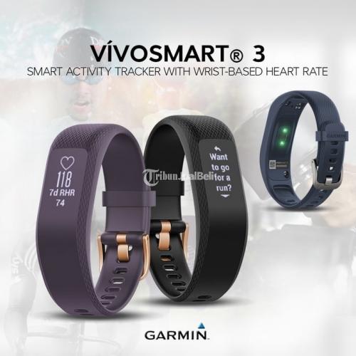 Smartwatch Garmin Vivosmart 3 New Baru Harga Murah di Jakarta - Tribun ...
