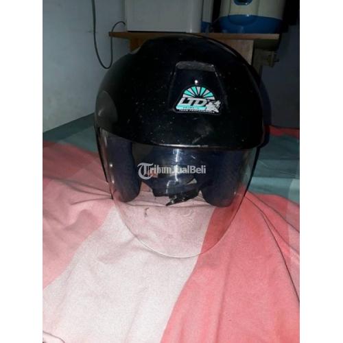 Helm LTD Hitam Busa Tebal Mulus Kaca Bening Belum Baret di Medan ...