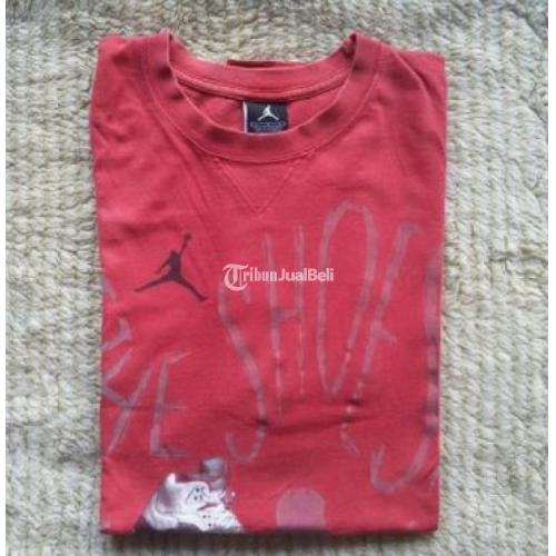 Kaos Second Air Jordan Ori Full Tag Sablon Masih Mulus di Bali - Tribun ...