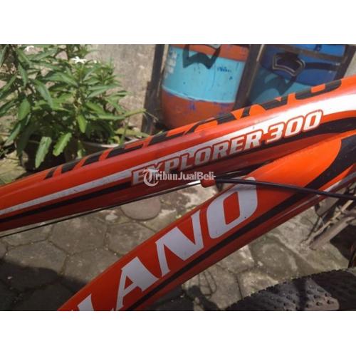 Sepeda MTB Murah Merek Melano Explorer 300 Double Cakram Bekas Normal ...