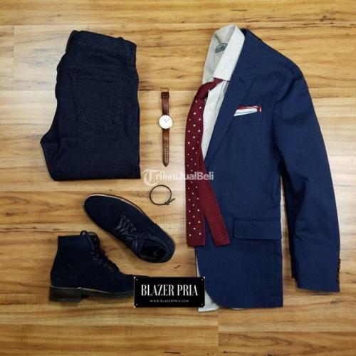 Aneka Blazer Pria Model Korean Slim Fit di Bandung - Tribun JualBeli