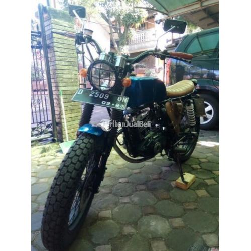 Motor Custom Cafe Racer Basic Thunder 125 Tahun 2007 di Jawa Barat ...