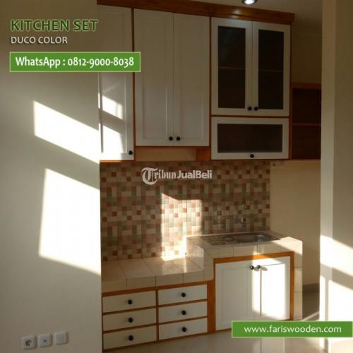 Kitchen Set Berkelas Jati Belanda Warna Kayu Solid di Jakarta Timur ...