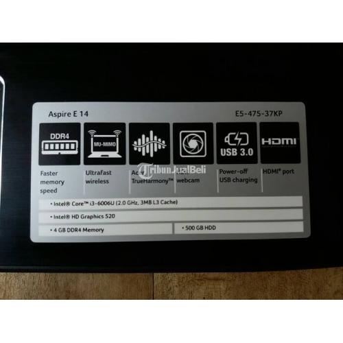Laptop Acer Aspire E14 Core i3 Bekas Gaming Normal Segel Harga Murah di ...