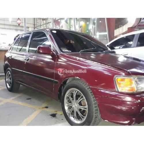 Sedan Starlet Tahun 1991 Warna Merah Maron Mesin Sehat dan Terawat ...
