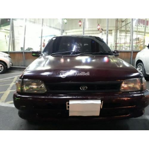 Sedan Starlet Tahun 1991 Warna Merah Maron Mesin Sehat dan Terawat ...