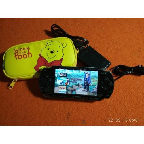 Konsol Sony PSP 1000 Fat Black Bekas Full Game Siap Main Harga Murah di ...