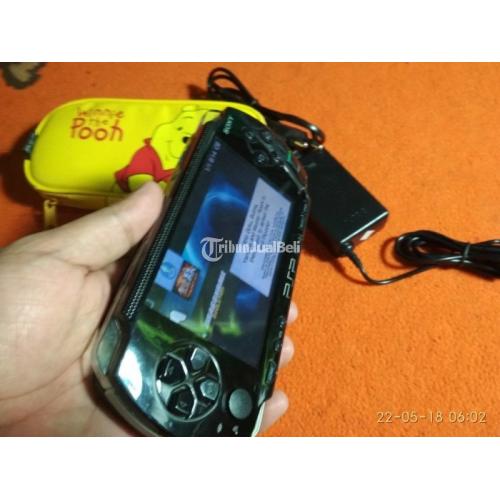 Konsol Sony PSP 1000 Fat Black Bekas Full Game Siap Main Harga Murah di ...